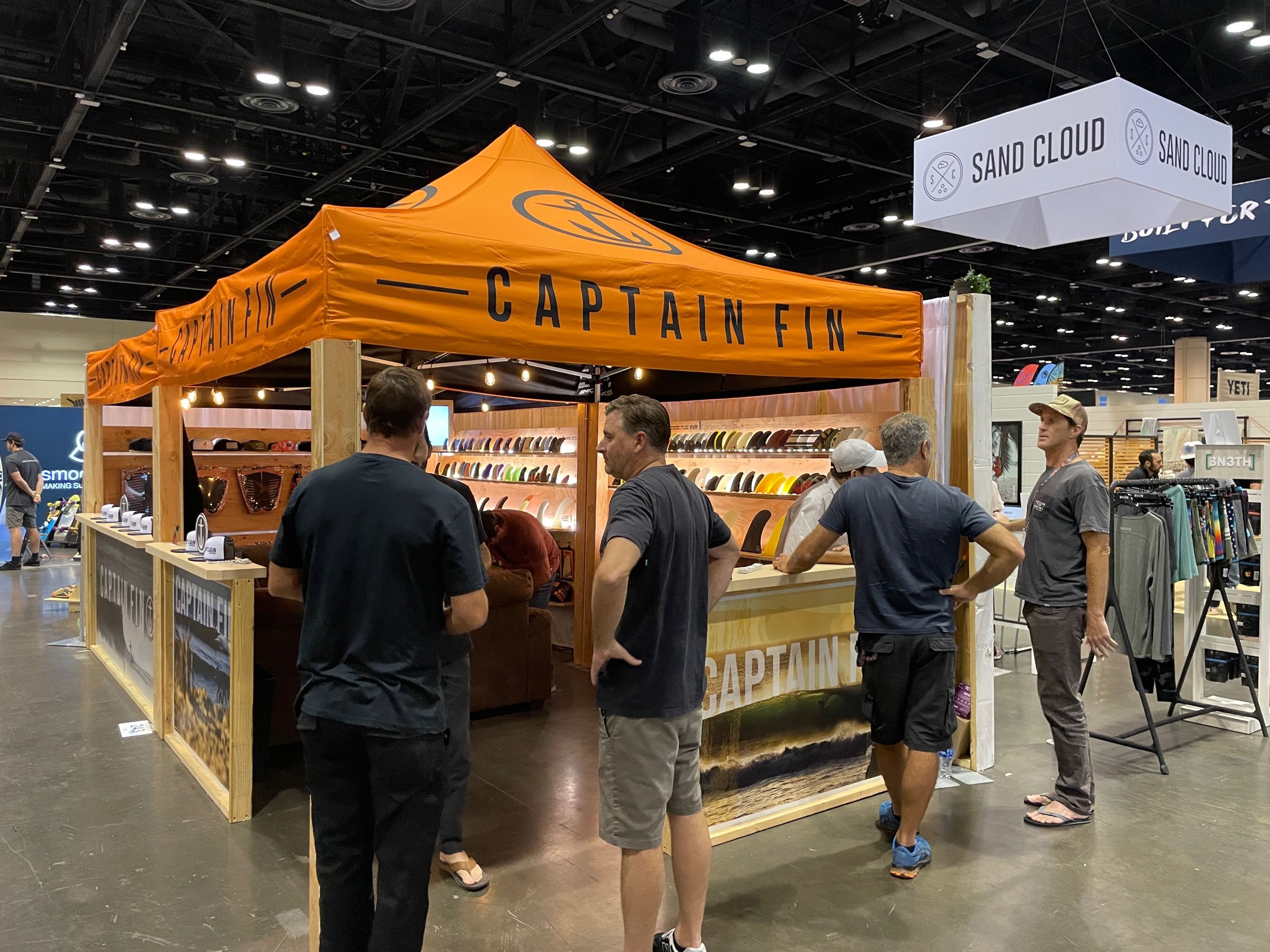 Captain Fin's booth - Boardsport SOURCE
