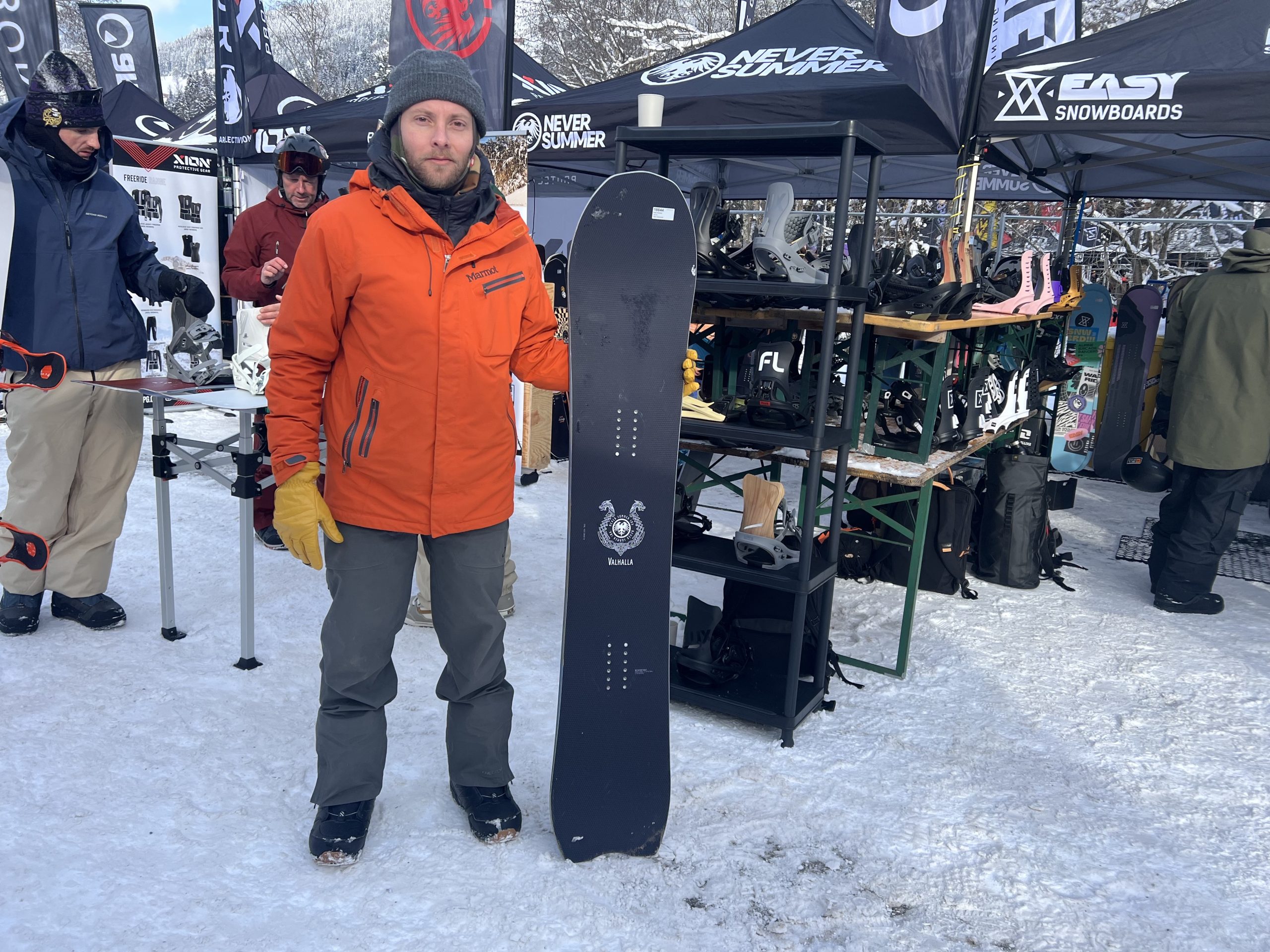Never Summer's Valhalla, a triple cambered directional freeride shame ...
