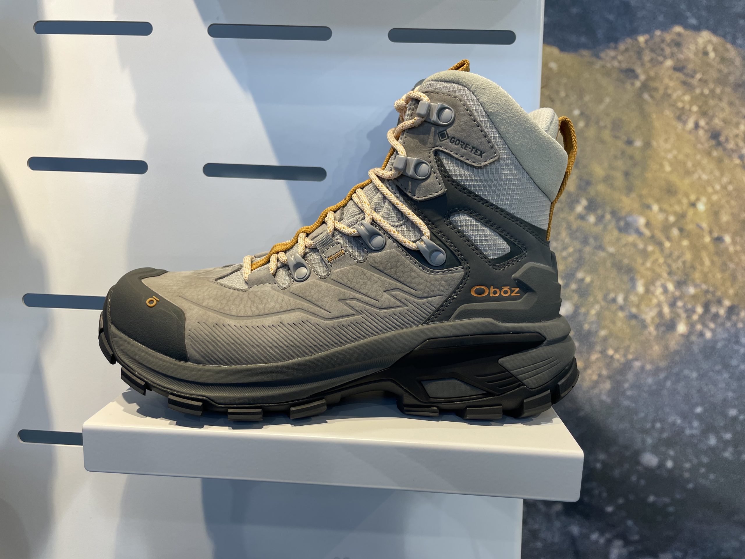 Oboz's Bridge Ridge with stiff outsole with Goretex membrane ...
