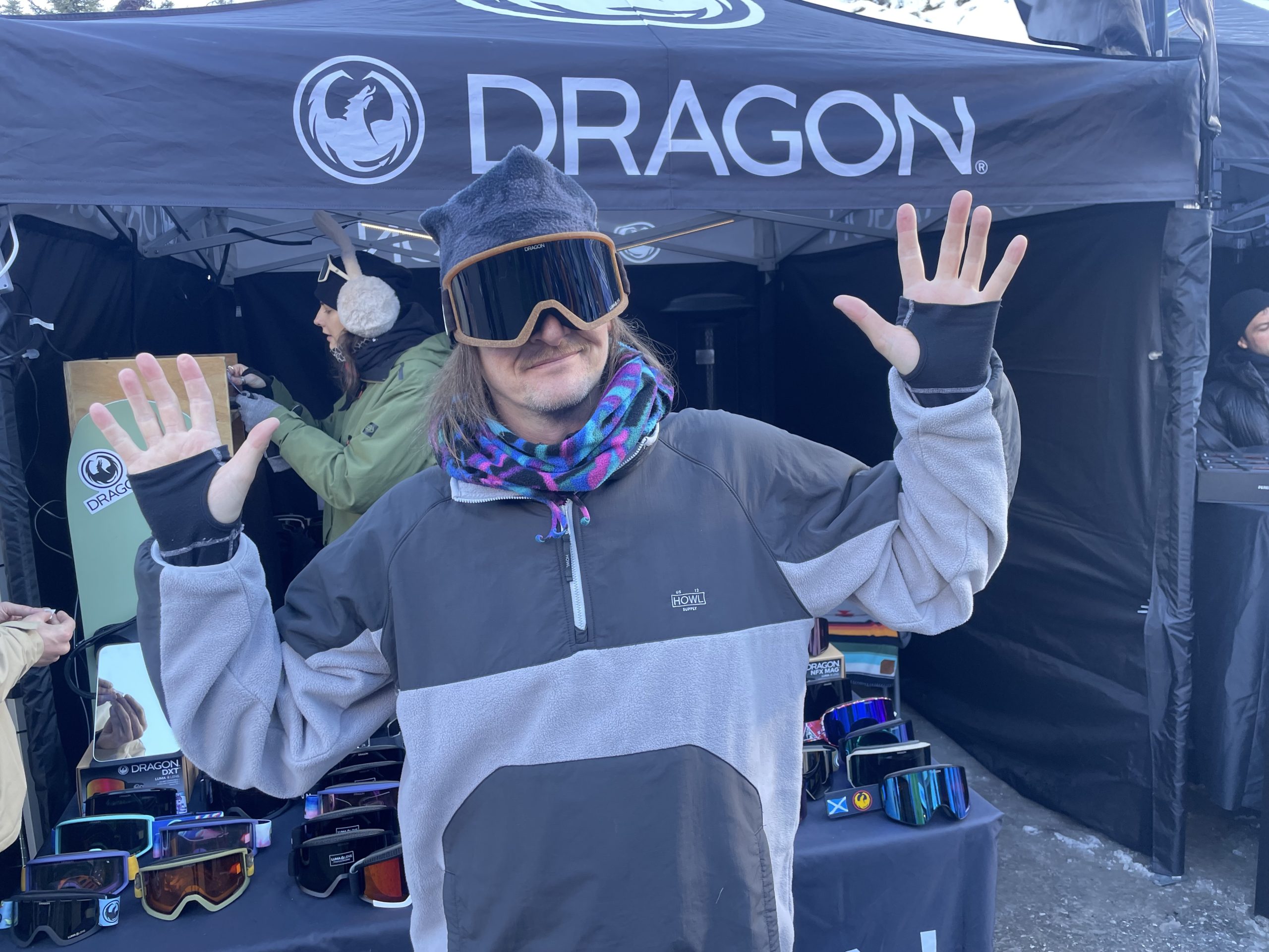 Dragons Sam Nelson with RAW series goggle made from natural and ...
