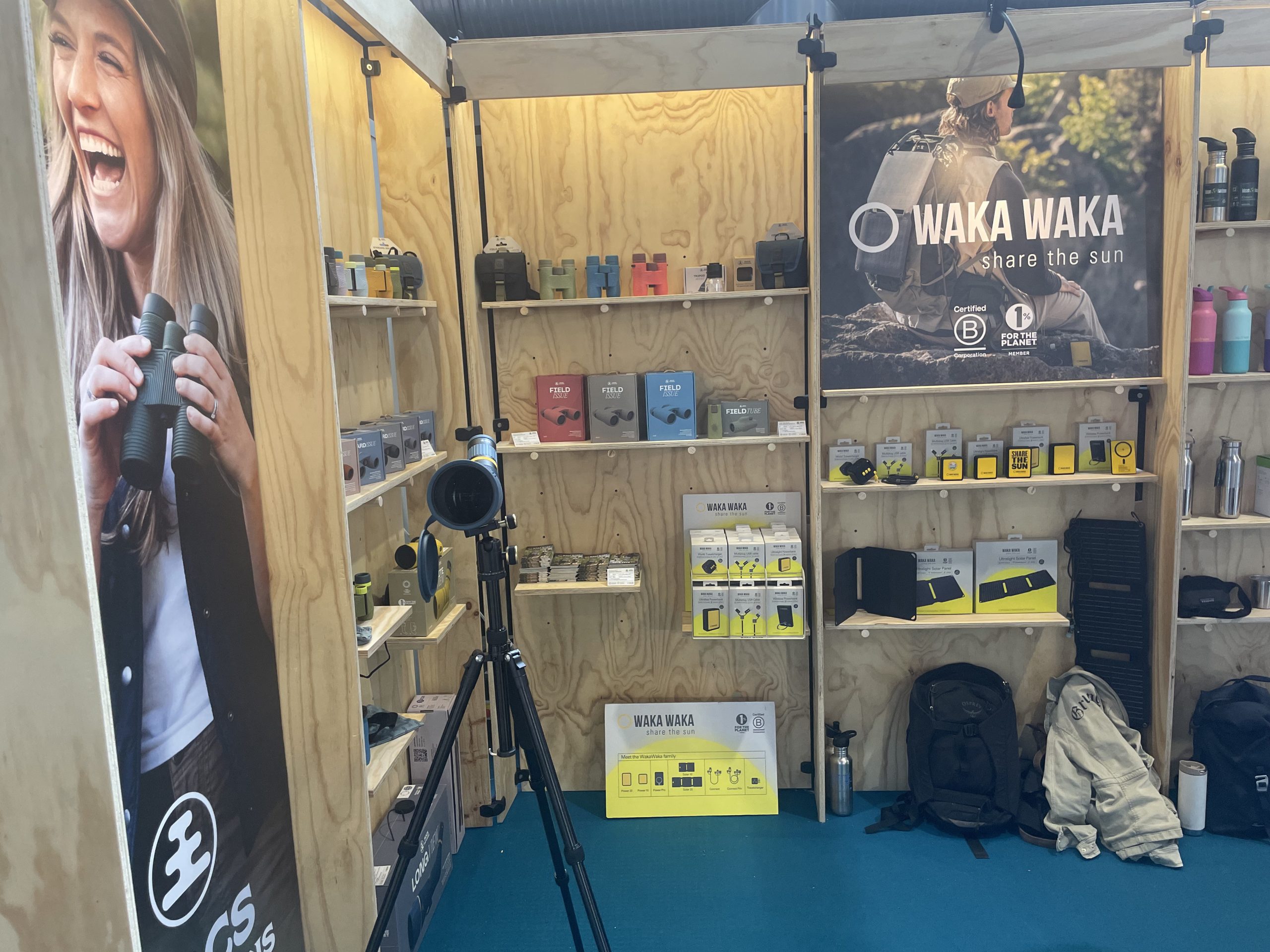 Waka Waka booth - Boardsport SOURCE