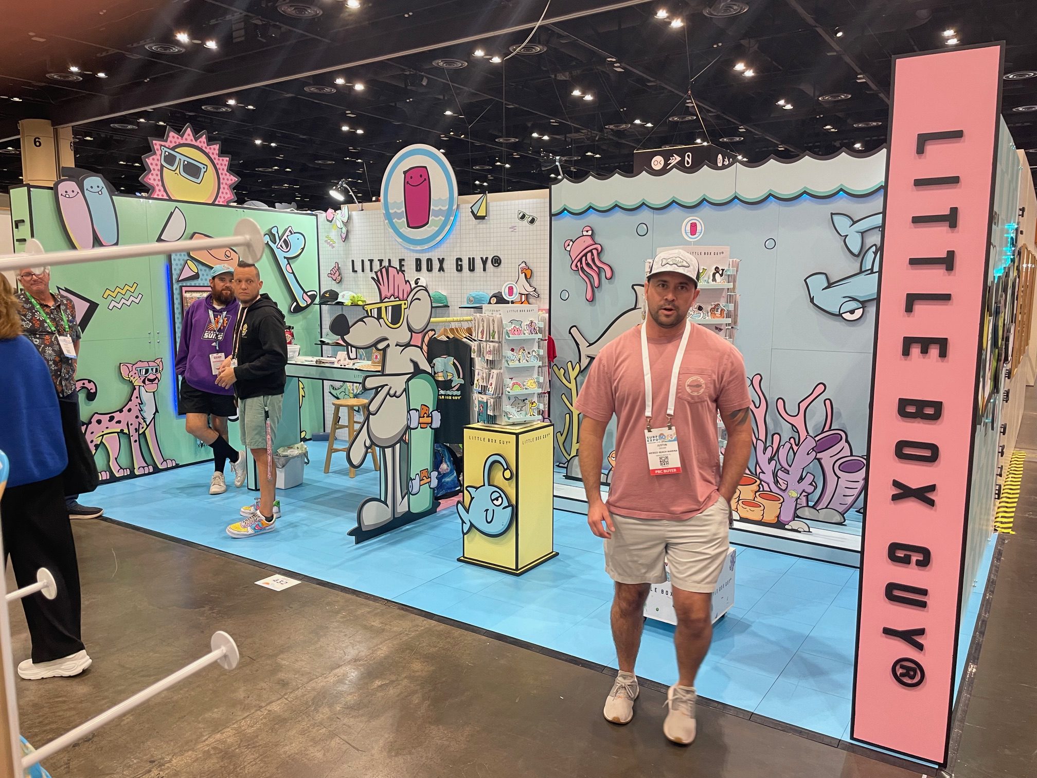 Little Box Guy booth - Boardsport SOURCE