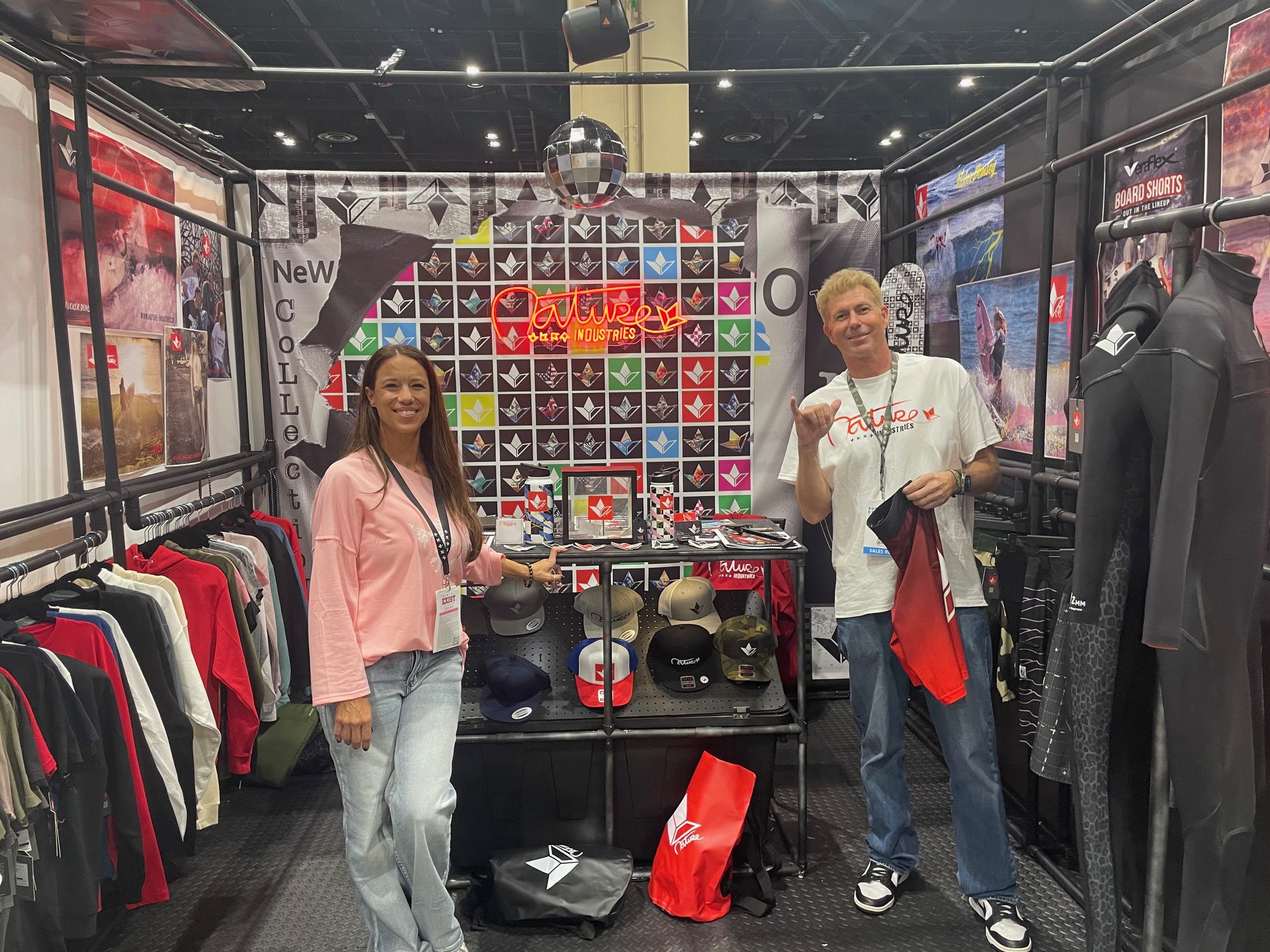 Nature Industries booth - Boardsport SOURCE