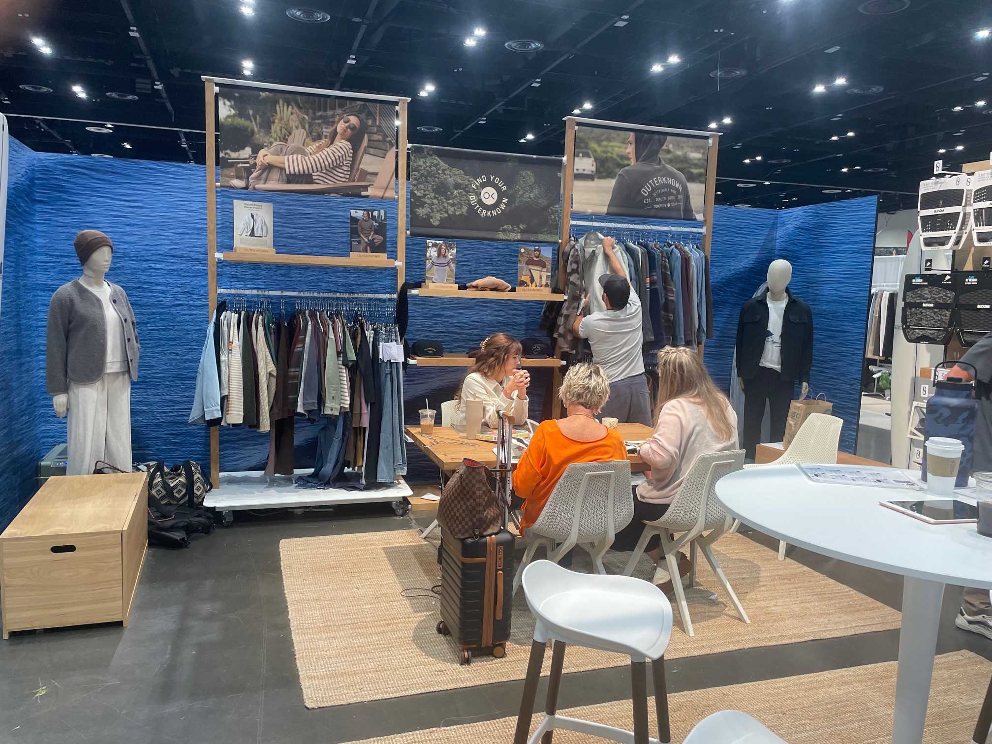 Outerknown booth - Boardsport SOURCE