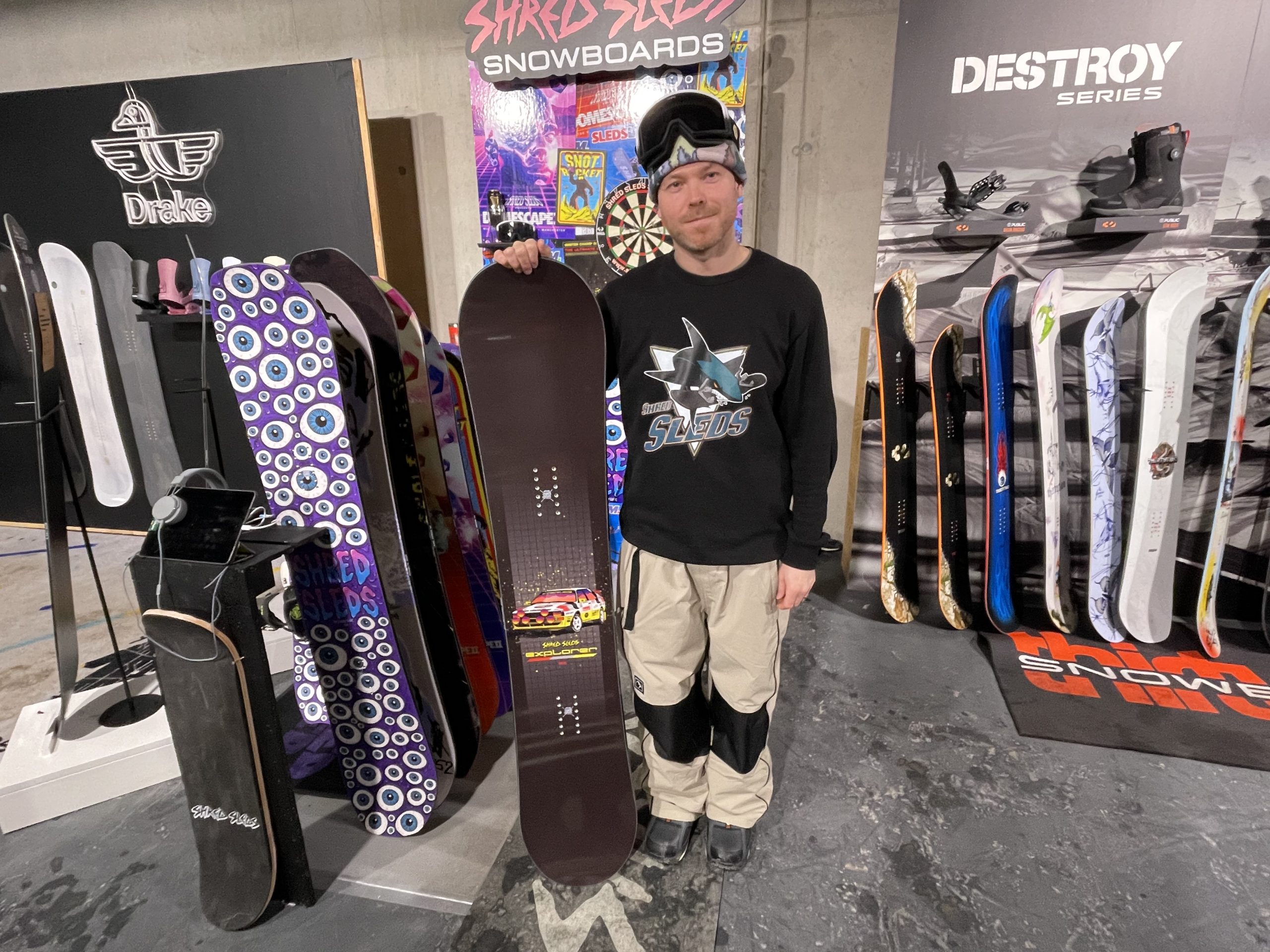 Shred Sleds all mountain, true twin Explorer - Boardsport SOURCE