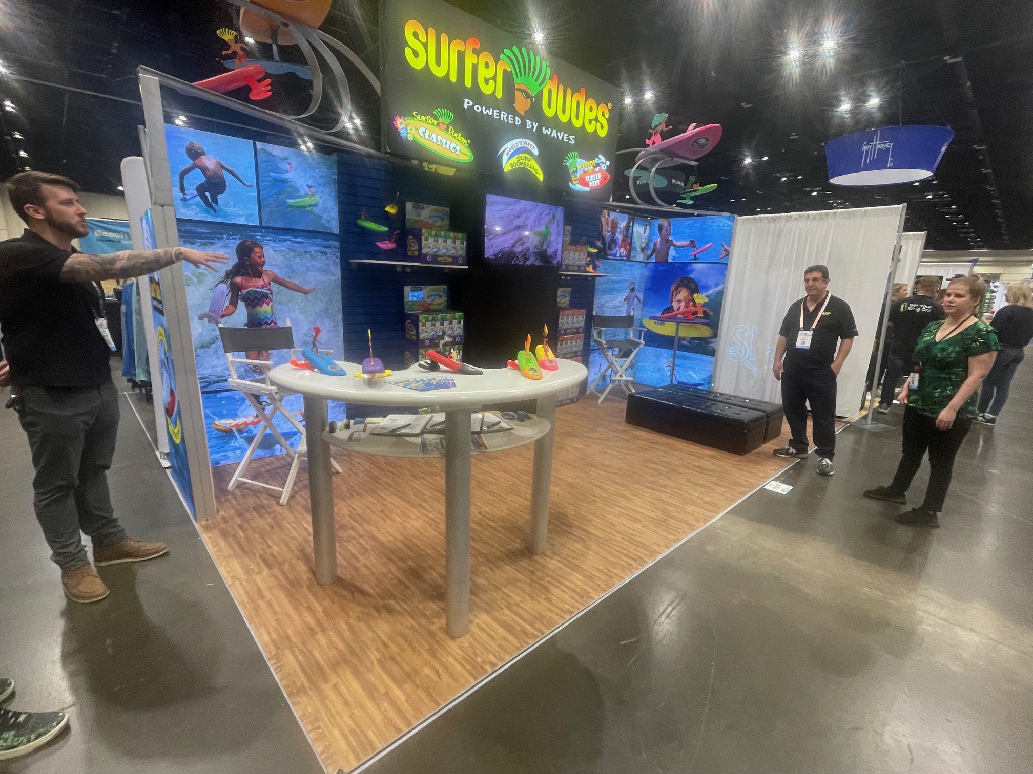 Surf Dudes booth - Boardsport SOURCE