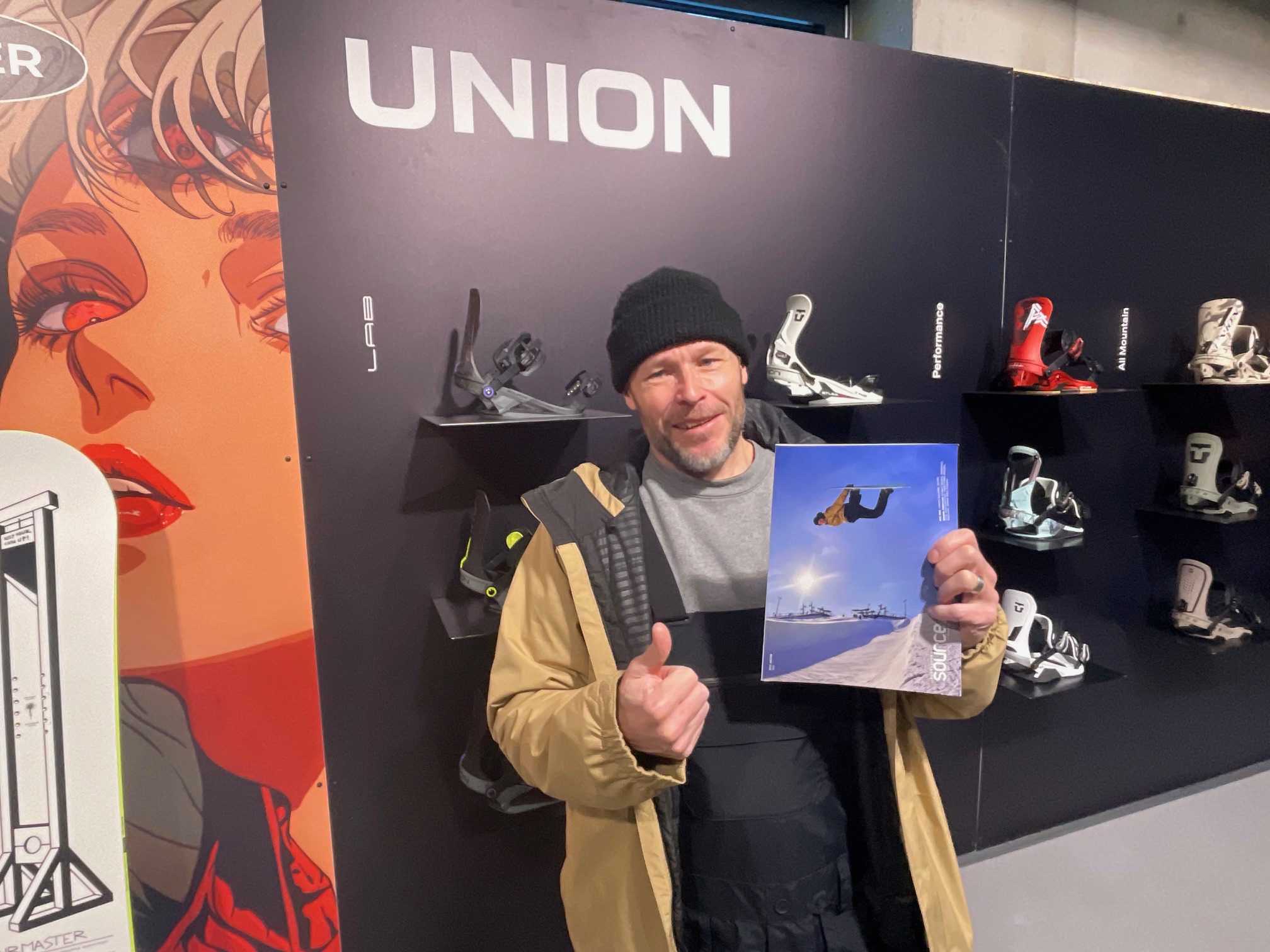 Union's Joni Makinen and his Source cover - Boardsport SOURCE